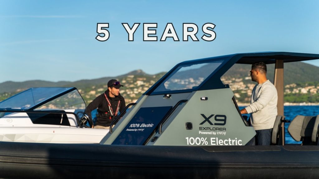 Evoy Storm 300+ hp electric outboard